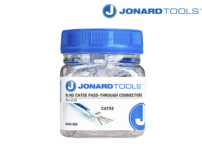 RJ45 CAT6 "Pass through" connector, 50 stuks (RJ45-650)-A | 81148068